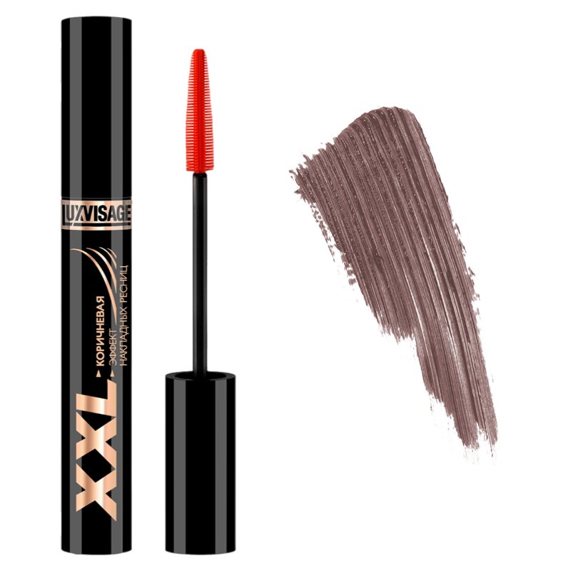 Тушь для ресниц Xxl коричневая Luxvisage купить в магазине Beltovary